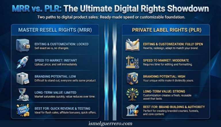 MRR vs PLR: What You Need to Know in 2025 - Ismel Guerrero.