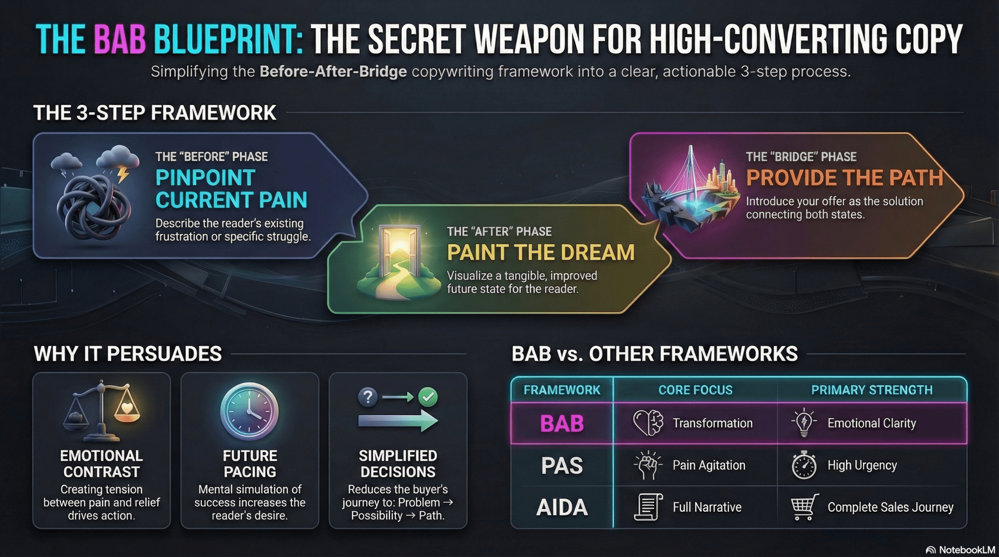 Before-After-Bridge: The Copywriting Framework Explained - Ismel Guerrero